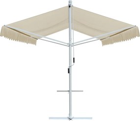 vidaXL Marketos Volně stojící markýza 600 x 300 cm krémová