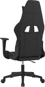 vidaXL Herní židle textil [3143733] Barva: Černá a tmavě žlutá