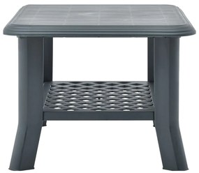 Konferenční stolek zelený 90 x 60 x 46 cm plast - Default Title