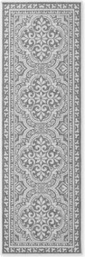 NORTHRUGS, Běhoun Duet Rosel 106251 White/Gray - na ven i na doma, 80x250, šedá, chodba / předsíň