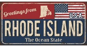 Cedule značka USA Rhode Island