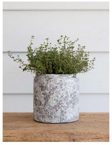 Keramický květináč Withington Rustic Grey 15,5 cm Garden Trading
