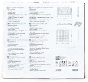 Aigostar - LED Stmívatelný solární reflektor LED/200W/3,4V IP65 + DO