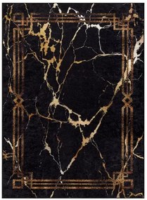 Dywany Łuszczów Kusový koberec Miro 51333.801 Marble black / gold - 120x170 cm