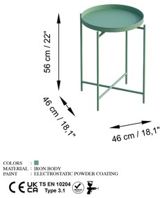 Hanah Home Konferenční stolek SHB-007-D, Zelená