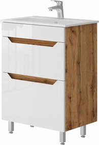 Lavedo Neo Wotan Oak 60 koupelnová skříňka s umyvadlem