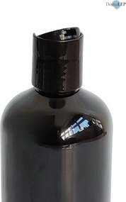 Dávkovač na mýdlo 300 ml černý s černým DISC TOP BELA