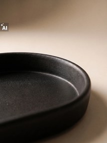 Sinsay - Oválný dekorativní tác - černá