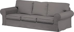 Potah na pohovku IKEA  Ektorp 3-místná, nerozkládací barva béžová látka pletený vzor