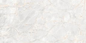 Mexen Rubble Bianco leštěný rektifikovaný gres G1, podlahová a stěnová dlaždice 120 x 60 cm, carving - TL401-120-060-00