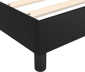 Rám postele s boxspringem černá 100 x 200 cm umělá kůže 3120682