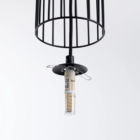 Sollux Lighting Závěsné svítidlo BRINA 1 černé