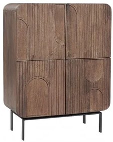 BIZZOTTO dřevěný kabinet ORISSA hnědý 0747238