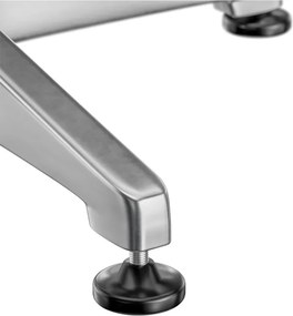 Sada 2 ks zahradních barových stolů CITY 60 cm stříbrná