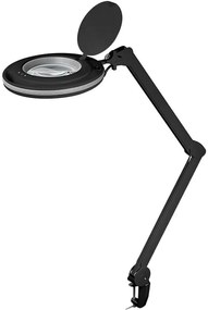 Goobay stolní lampa s lupou, 127 mm, 3 dioprie, stmívatelné led osvětlení 9 w, černá
