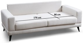 Hanah Home Třímístná pohovka NORDIC béžová 560ARE1318