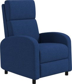 HOMCOM Relaxační křeslo s manuálně nastavitelným opěradlem až do 160°, integrovaným podnožkem pro obývací pokoj, ložnici, kancelář a domácí kino, nos…