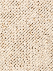 BT Carpet, Koberec běhoun Wolly 102843, 80x300, bílá, ložnice