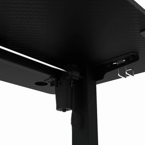 Autronic Ergonomický stůl s plynulou regulací výšky LT-H2210 120x60 cm Odstín: Carbon - černá