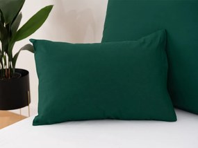 MKLuzkoviny,cz Povlak na polštář 40 × 60 cm – Jasmine tmavě zelená