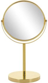 Zlaté kovové kosmetické zrcadlo Bloomingville Milde