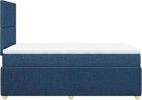 Box spring postel s matrací černá 120x190 cm textil 3294294