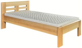 Drewmax LK160 100x200 cm dřevěná postel masiv buk jednolůžko