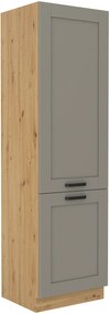 STL 60 cm skřínka vysoká pro lednici LUNA Barevné provedení LUNA: Dub Artisan / Bílý mat