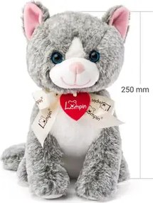 Lumpin Kočka Madeleine tmavě šedá 25 cm / od 0 let
