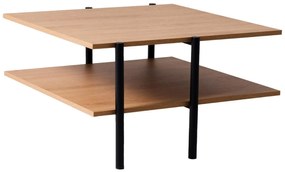 OnaDnes -20% Nordic Design Dubový konferenční stolek Raven 80 x 80 cm