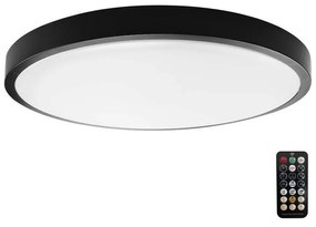 LED Koupelnové stropní svítidlo se senzorem LED/18W/230V 4000K IP44 černá