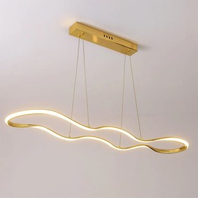 Toolight Toolight, LED stropní osvětlení 100cm, 24W, 3000K, LHJ028-CP, zlatá, OSW-60018