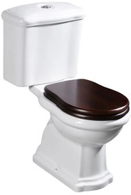 Kerasan, RETRO WC sedátko, ořech/chrom, 109040