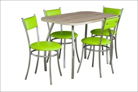 Jídelní stůl ZEUS (bez židlí) Metpol 100/74/60 Barva: Bílá