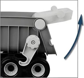 WADER Auto Middle Truck sklápěč / 38 cm / plast / od 3 let