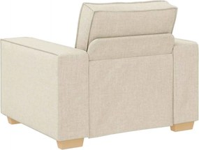 Set pohovek 3 ks Béžová Lněná směs 3324604