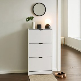 Botník AVENBERG SLIM FLIP 3 bílý