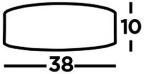 Searchlight 23298-2GY - Stropní svítidlo DRUM PLEAT 2xE27/15W/230V šedá
