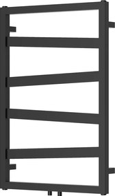 Mexen, Mexen Zoom dekorativní koupelnový radiátor 770 x 530 mm, 275 W, černý - W130-0770-530-00-70