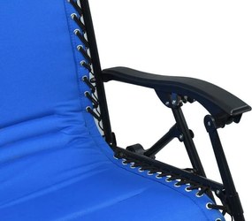 Židle Cattara LIVORNO kempingová polohovací modrá [638639]