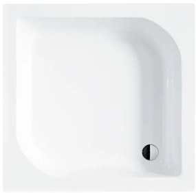 Besco Ares čtvercová vysoká sprchová vanička Rozměr vaničky: 80x80cm
