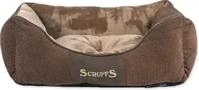 SCRUFFS Pelech Chester Box Bed hnědá / Velikost S / 50 x 40 cm / Žinyl