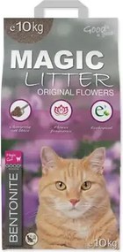 Magic Litter Kočkolit Bentonite Original Flowers 10kg