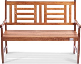 Zahradní dřevěná lavice 122cm