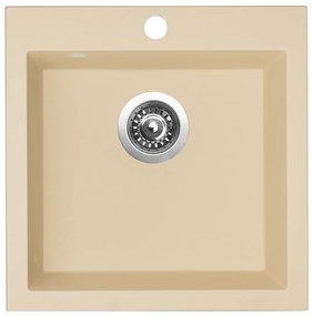 Sinks Viva 455  Granitový dřez bez odkapu, 45,5x46cm, sahara, SIGVI45546050