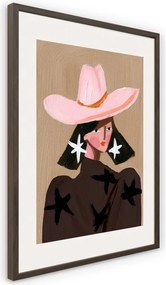 Tištěný obraz s rámem 50x70 cm Cowgirl – Styler