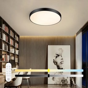 Immax NEO LITE SEMPLICI Smart strop svítidlo černé 50cm 48W 3468 lm Tuya WiFi  BEACON