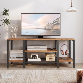 TV stolek Vasagle Werry 120 cm černý/hnědý