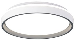Mantra Verona, stopní svítidlo s dálkovým ovladačem LED 40W 2700-5000K, šedá/bílá, průměr 40cm