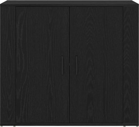 Vysoký bufet Černý dub 80 x 33 x 150 cm Kompozitní dřevo 3333079
